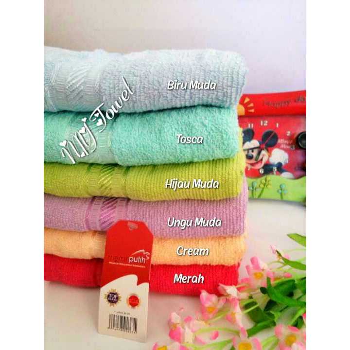 Jual BISA PILIH WARNA ‼️ HANDUK MERAH PUTIH 30X70 | Shopee Indonesia
