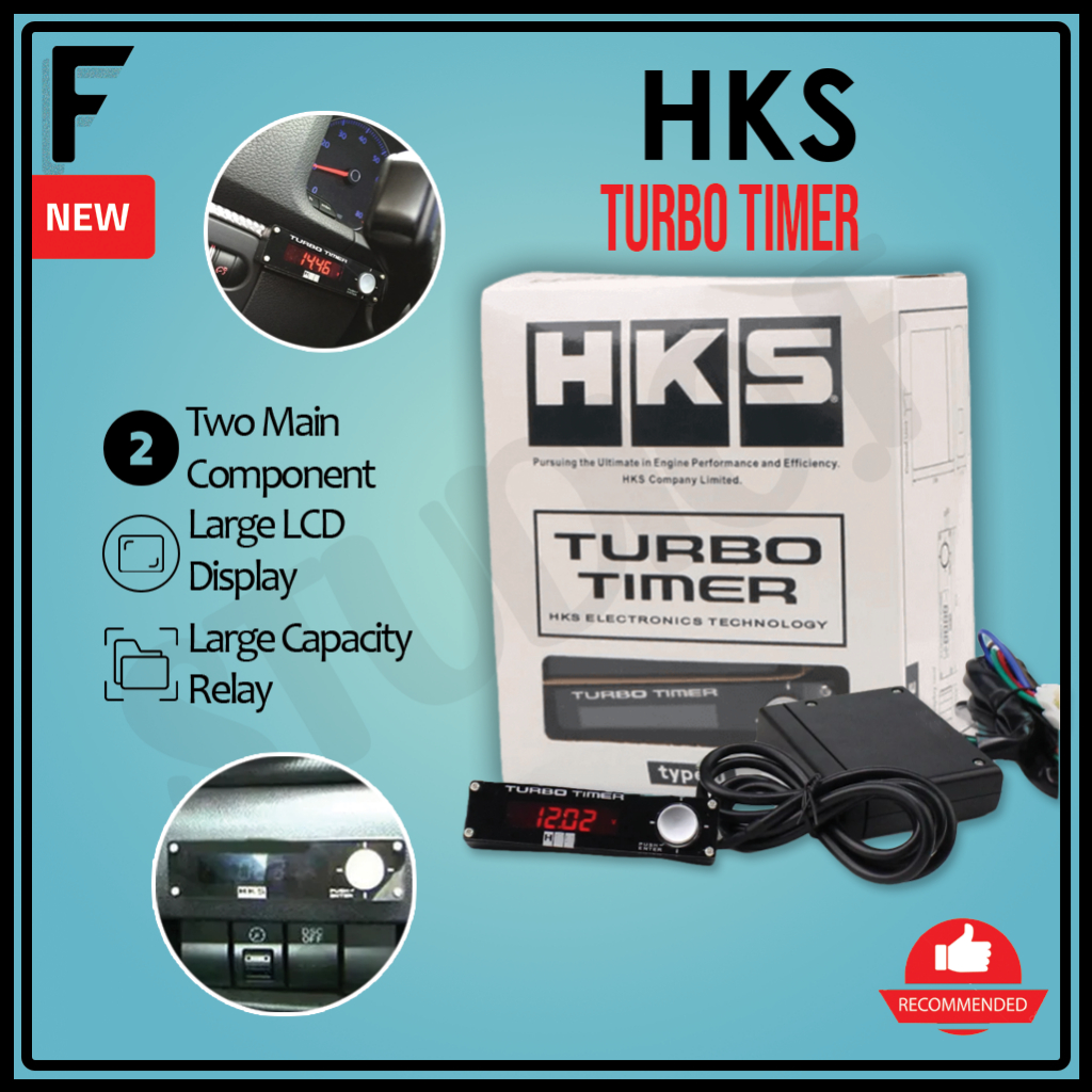 Jual HKS Turbo Timer Pengatur Waktu Turbo Mobil Aksesori Otomotif ...