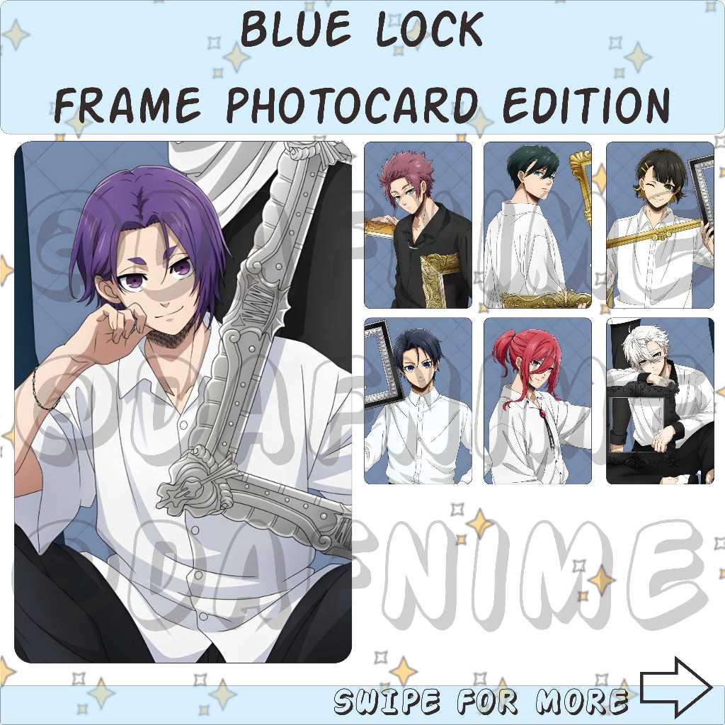 Jual BLUE LOCK FRAME EDITION PHOTOCARD ANIME | Shopee Indonesia