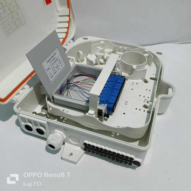 Jual odp 24 core lengkap Splitter box 1:8 / odp 24 core lengkap ...
