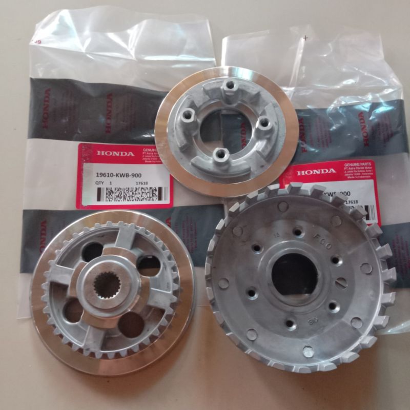 Jual Rumah Kopling Set Kaki 4 Plus Kop Kopling Honda Revo Absolute Blade lama KWB Asli | Shopee ...