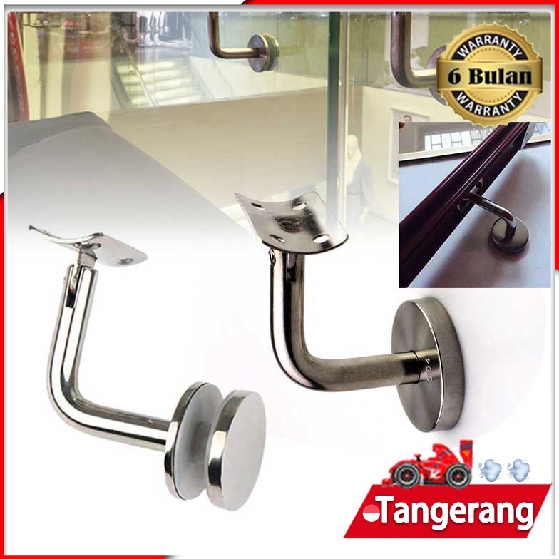Jual Produk Premium.. Bracket Handrail Stainless Tembok Adjustable ...