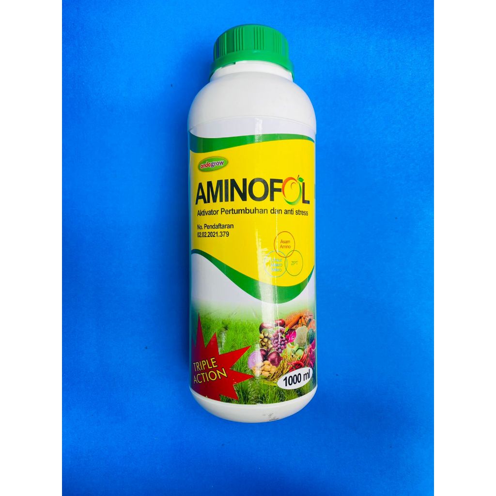 Jual Pupuk Pelengkap Cair AMINOFOL isi 1 ltr dr Green Agro Chemical ...
