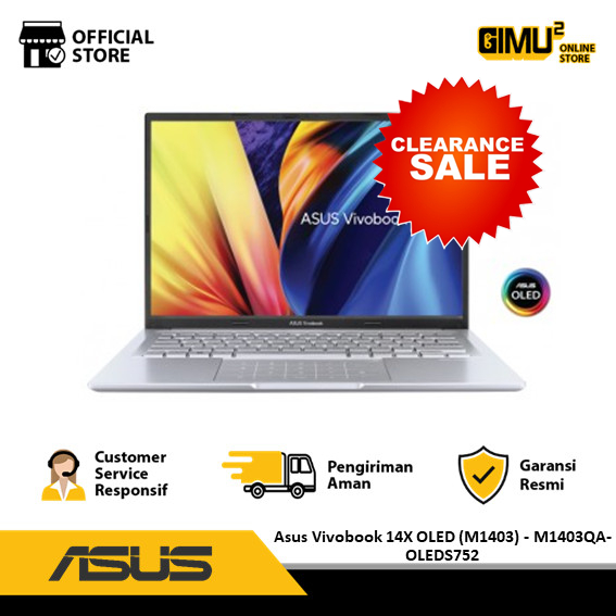 Jual Asus Vivobook 14X OLED - M1403QA-OLEDS752 Ryzen 7 5800H 16GB 512GB 14" | Shopee Indonesia