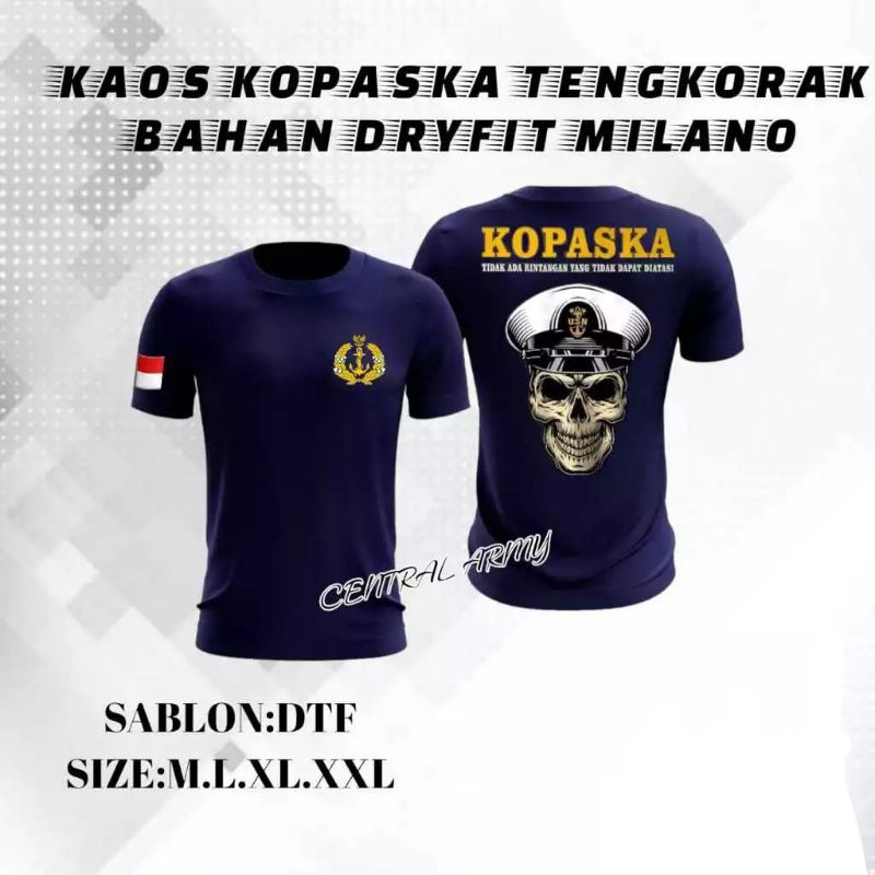 Jual Kaos TNI AL Kopaska Kaos Kopaska Baju Kopaska Kaos Kopaska ...
