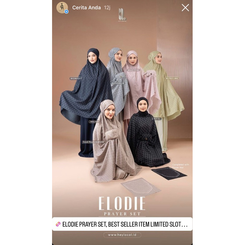 Jual Elodie Prayer Set BY HEYLOCAL LOCAL. ID | Shopee Indonesia