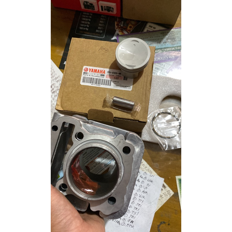 Jual Blok + seher MIO M3 2PH KUALITAS ORI ORIGINAL Block piston kit set komplit SOUL GT 125 , X ...