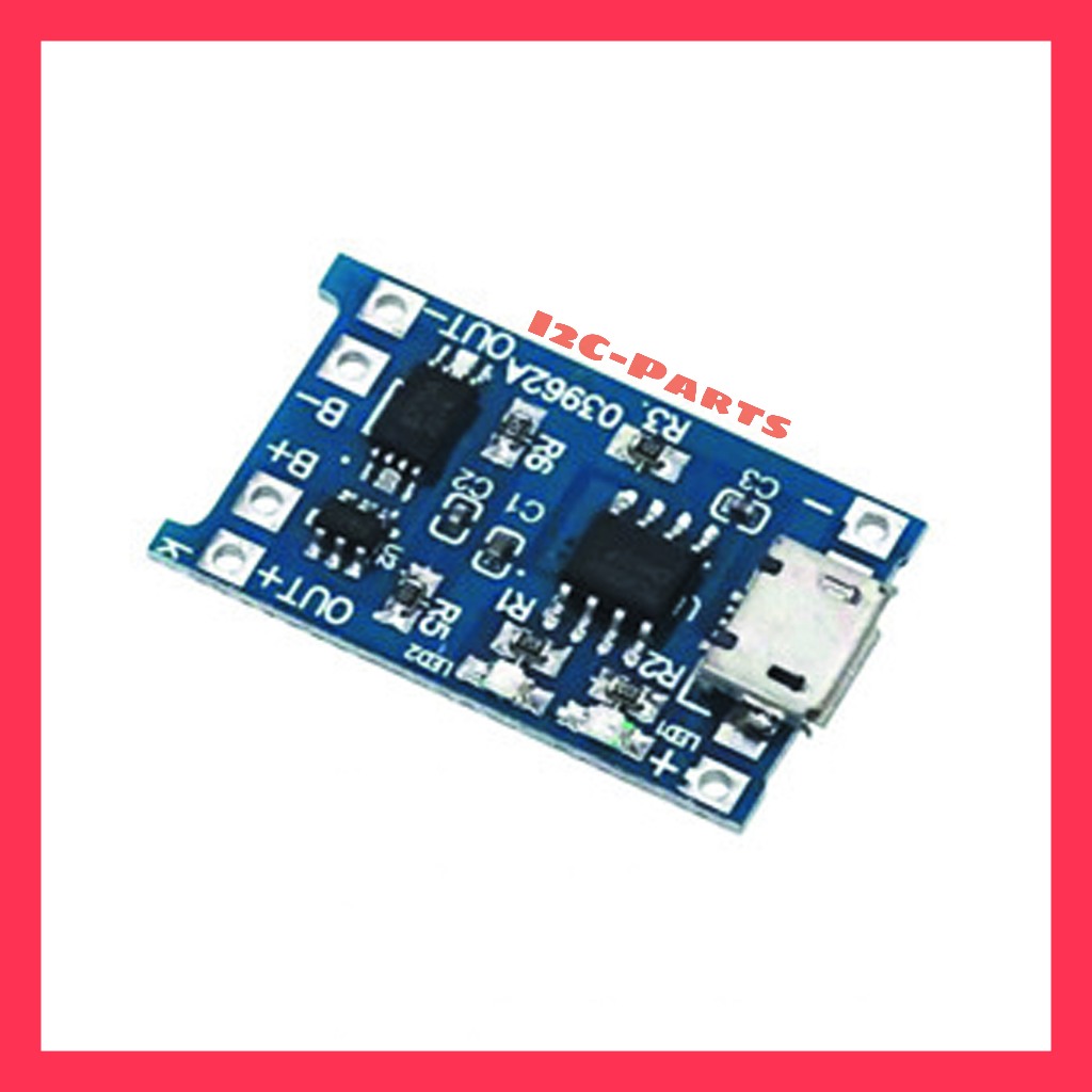 Jual TP4056 1A 5V to Lithium Battery Charging Modul Cas Baterai USB ...
