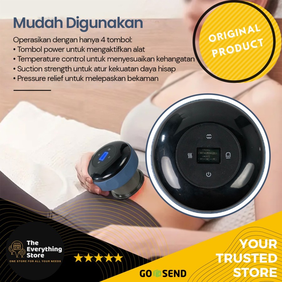 Jual Alat Terapi Pijat Bekam Elektrik Daya Hisap 12 Level Timer ...