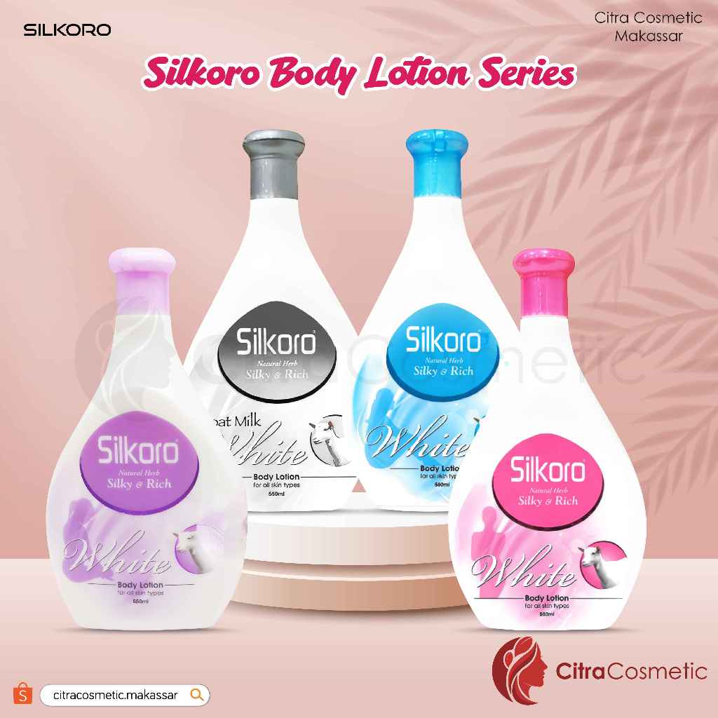 Jual ️CitraCosmetic ️ Silkoro Body Lotion White 550 Ml | Shopee Indonesia