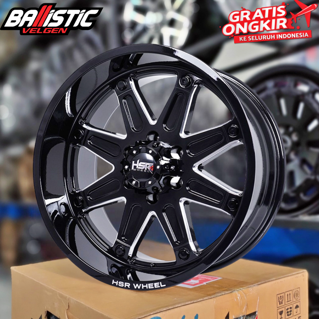 Jual Velg celong mobil Pajero Fortuner ring 20 HSR FG MIKASA R20 Lebar 10 Pcd 6X139,7 ET-12 ...