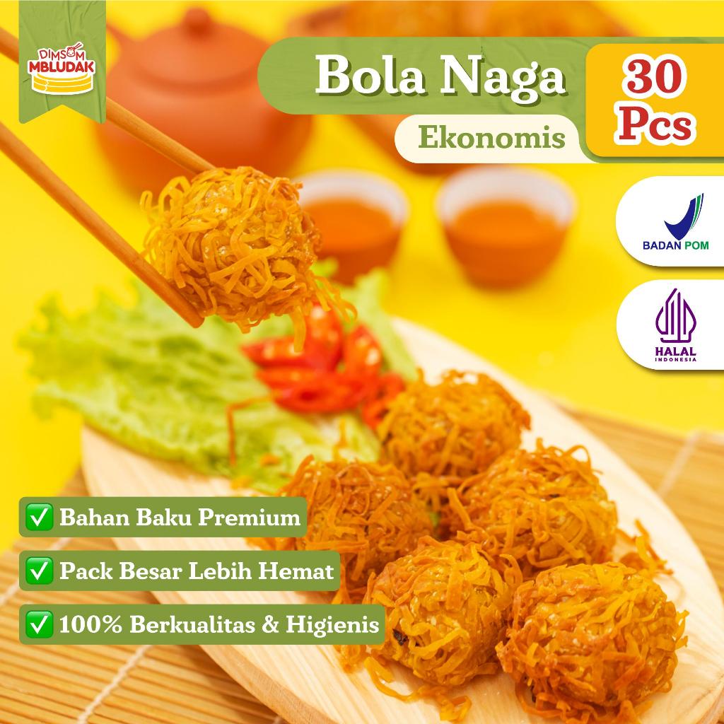 Jual Dimsum Mbludak Bola Naga Frozen Dimsum Ekonomis Halal 30 Pcs ...