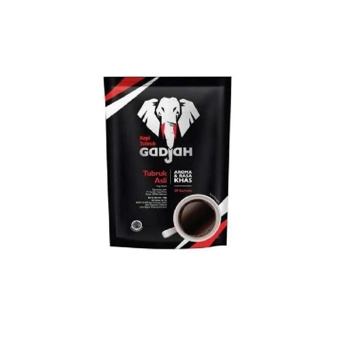 Jual Gift - Kopi Tubruk Gadjah Asli Pouch - Bubuk Kopi Hitam 20 Sachet ...