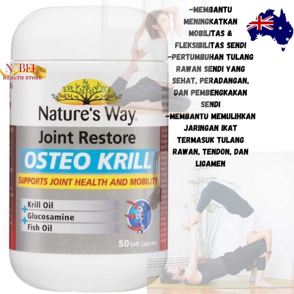 Jual Nature's Way Joint Restore Osteo Krill 50caps | Shopee Indonesia