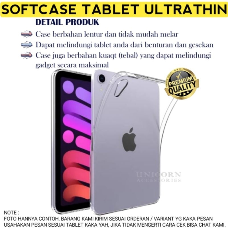 Jual Case iPad Mini 1 2 3 4 5 6 7 / iPad Mini 7 5 6 4 3 2 1 Casing SoftCase Premium Soft Case ...