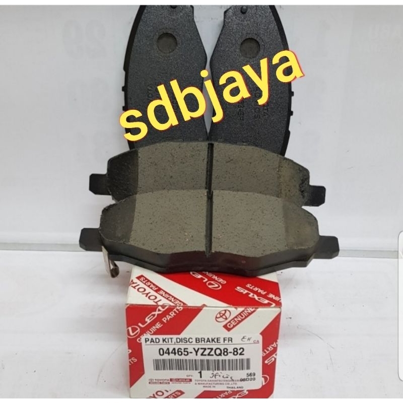 Jual kampas rem brake pad depan inova innova 2004 2005 2006 2007 2008 2009 2010 2011 2012 2013 ...