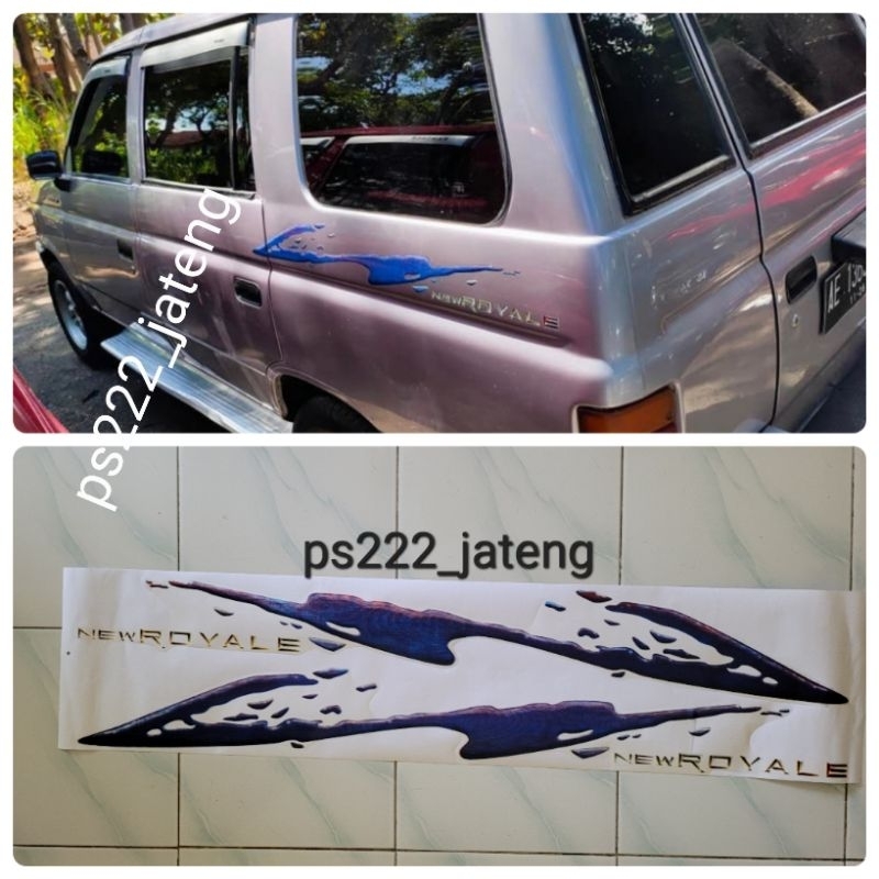 Jual Stiker stiker list body panther new royal/ stiker new royal isuzu ...