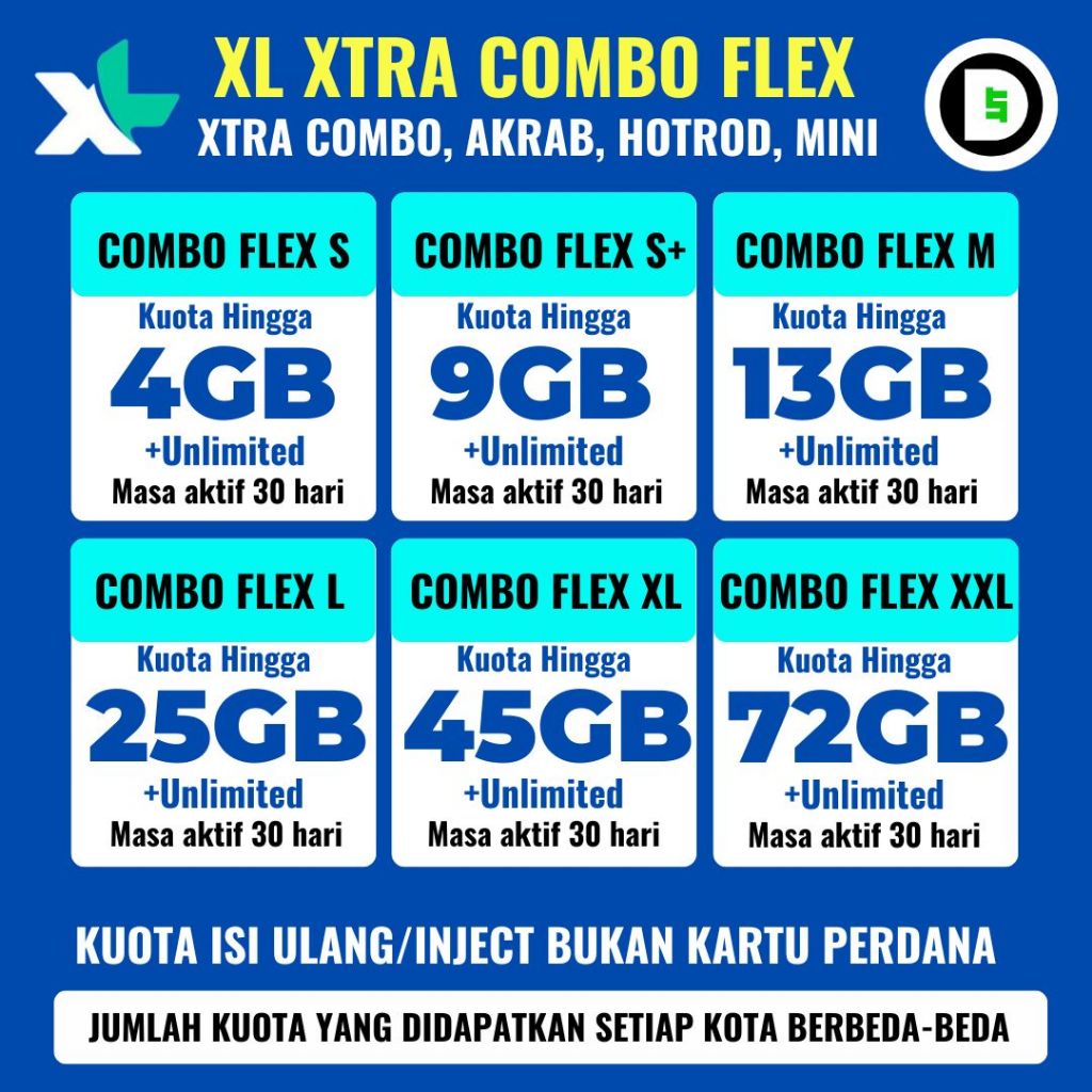 Jual PROMO XL SUPPORT AXIS FULL INTERNET 24 JAM | Shopee Indonesia