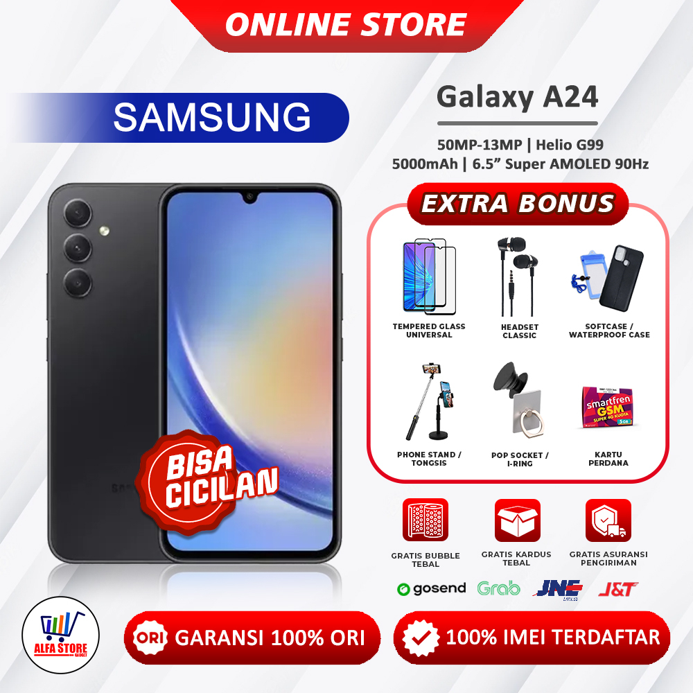 Jual Samsung Galaxy A24 NFC RAM 8/128GB Extended 8GB up to RAM 16GB ...