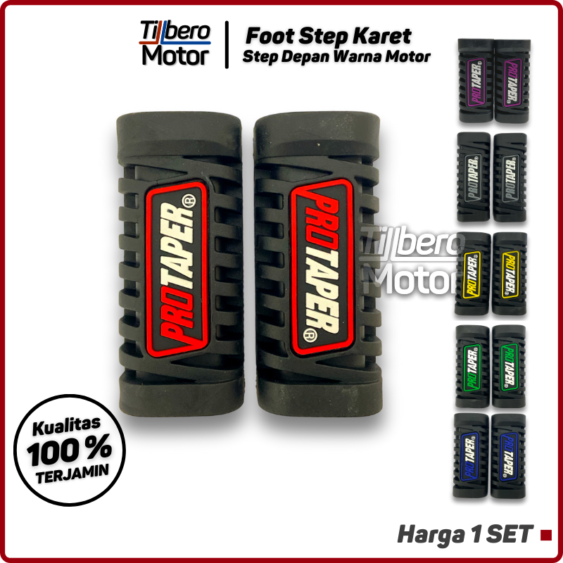 Jual Foot Step Karet Depan Warna Variasi Pedal Motor Universal | Shopee ...