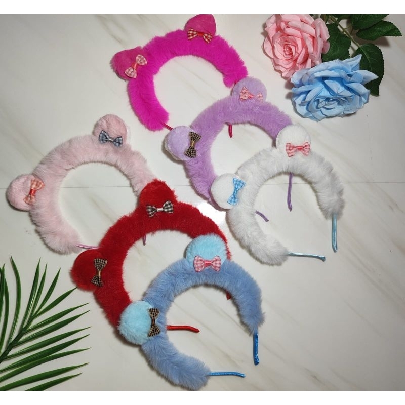 Jual BANDO BULU POM POM / BANDO LUCU / BANDO PITA KECIL / BANDO BULU ...