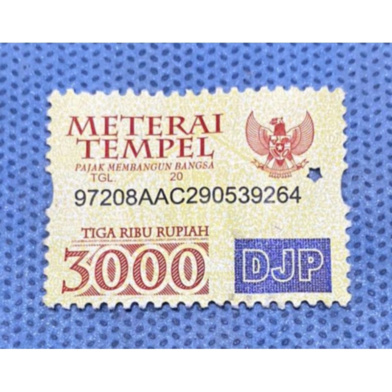 Jual Materai 3000 Rupiah Tahun 2009-2014 Asli | Shopee Indonesia