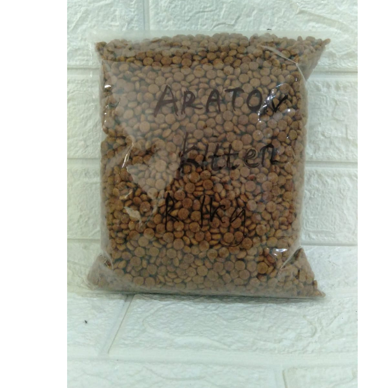 Jual Cat Food Repack 1 kg Araton Kitten Makanan Anakan Kucing Premium ...