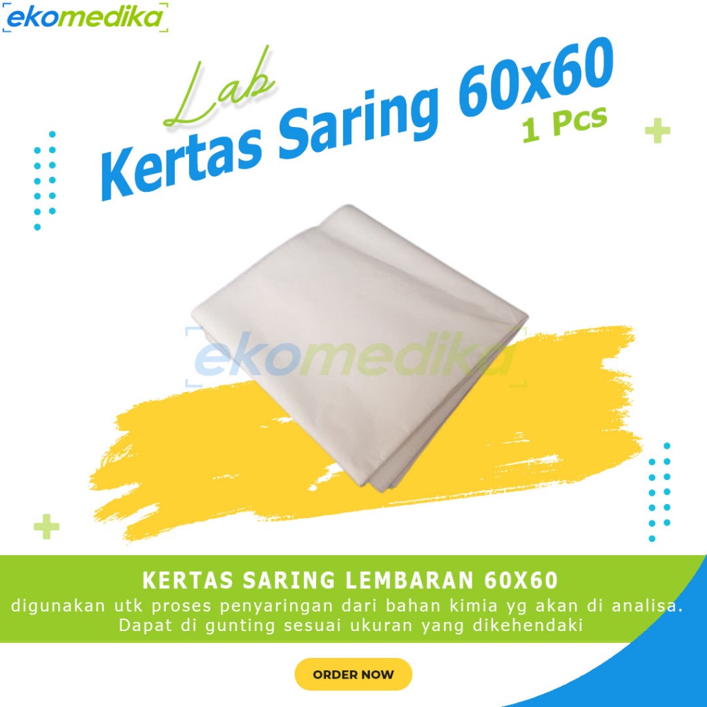 Jual KERTAS SARING LEMBARAN 60X60 / Kertas Saring Laboratorium | Shopee ...