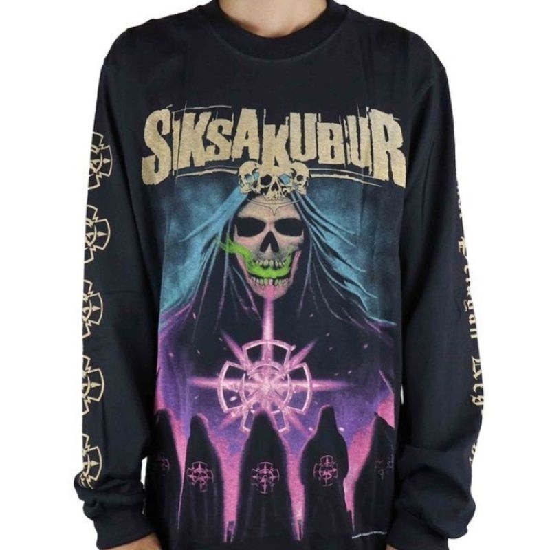 Jual longsleeve band siksakubur laskar ori hadeath | Shopee Indonesia