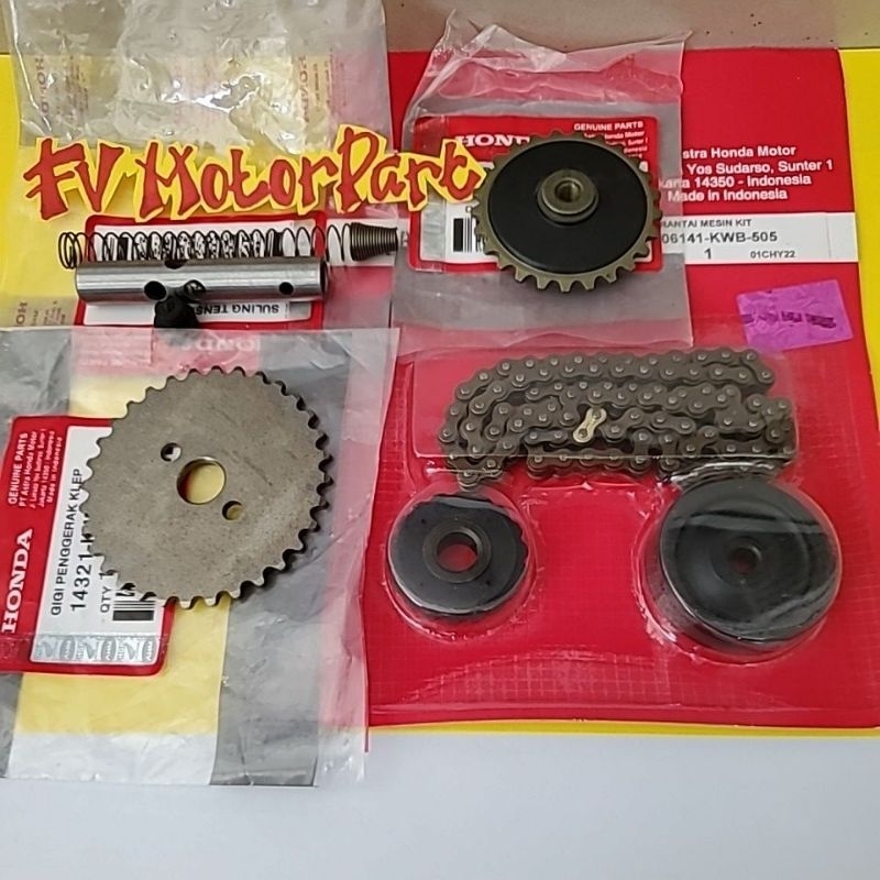 Jual Rantai Keteng Set Revo Fit Revo Absolute Blade KWB 4 Item | Shopee Indonesia