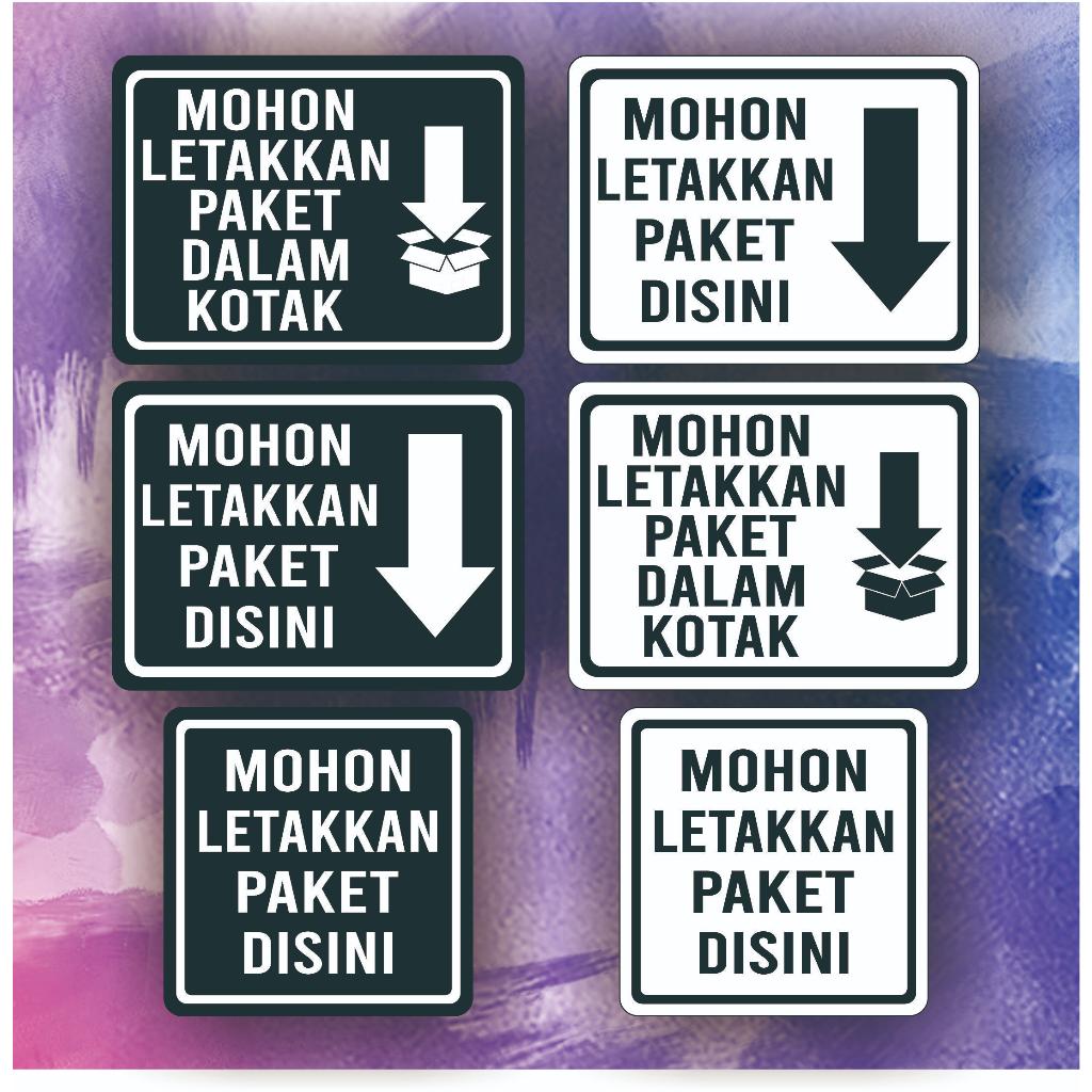 Jual AKRILIK LETAKKAN PAKET DISINI | LABEL HIMBAUAN LETAKKAN PAKET ...