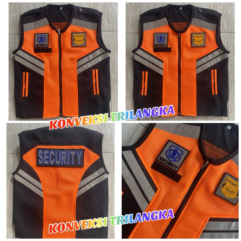 Jual Rompi security oren hitam, rompi security terbaru rompi lapangan ... Jual Rompi security oren hitam, rompi security terbaru rompi lapangan ...