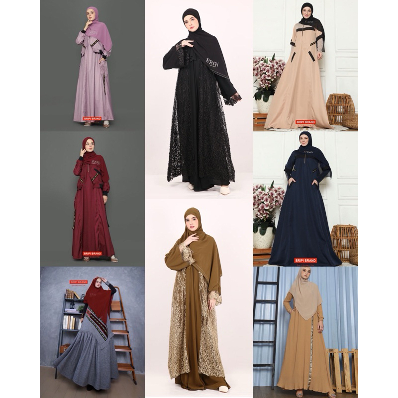 Jual LEELA SPORTY SEDA GAMIS SABILA DAN ABAYA LOOK CASUAL BY BRIPI ...