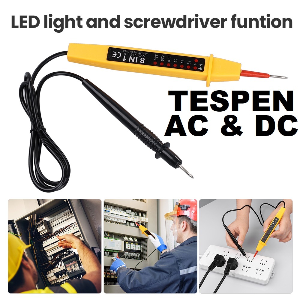 Jual Tester Listrik Pen AC DC TEST PEN TESPEN AC DC 6-380V Voltage ...