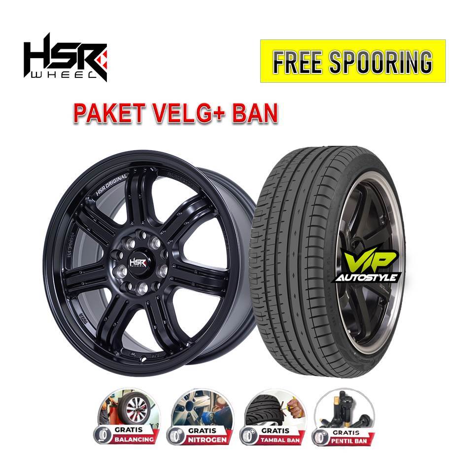 Jual Paket Velg Toyota Rush R16 HSR Siak Lebaar 7,5 Rata Plus Ban ...