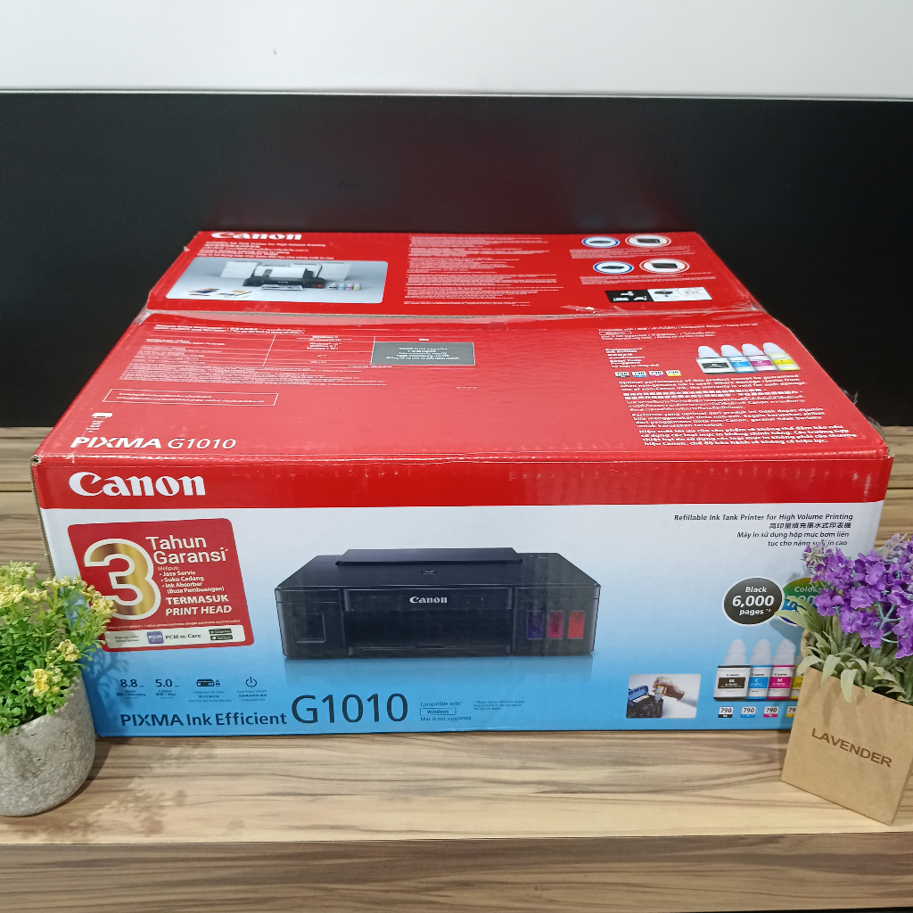 Jual PRINTER CANON G1010 PRINT ONLY INK TANK INCLUDE TINTA ORI | Shopee ...