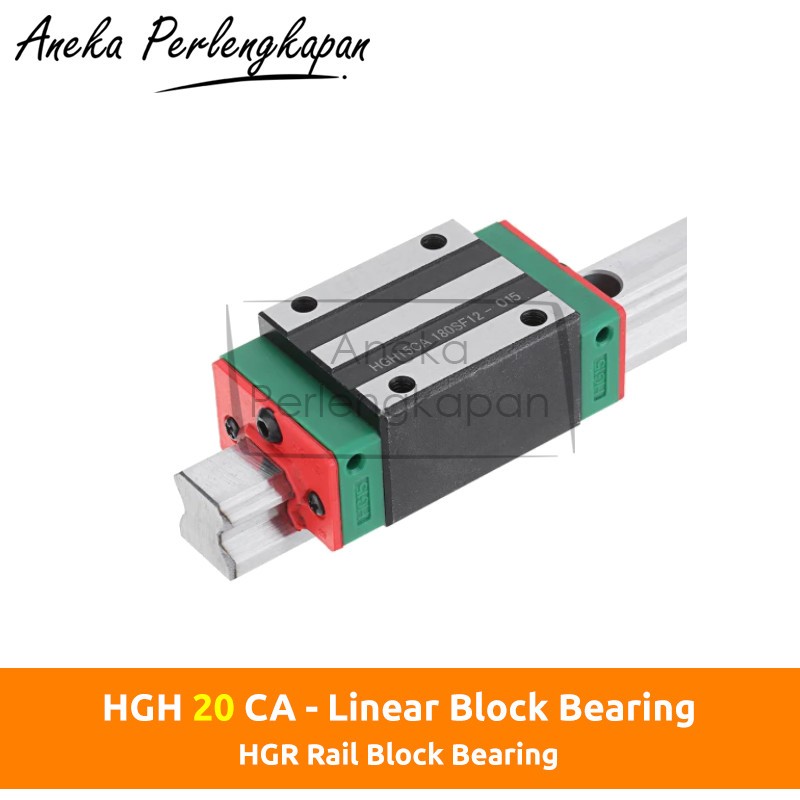 Jual HGH20CA / HGH 20 CA / HGR 20 Linear Motion Ball Bearing Slide CNC ...