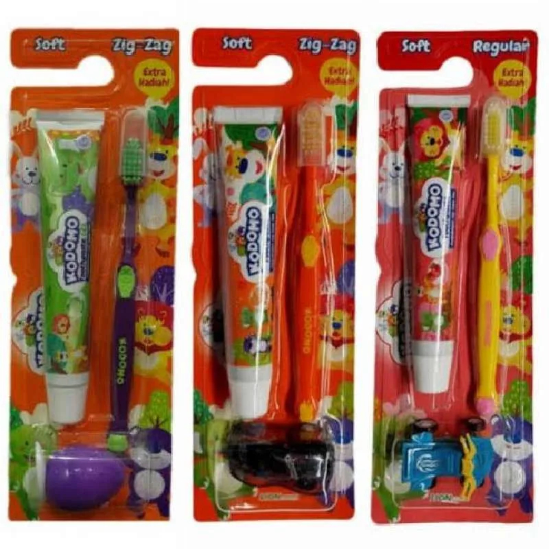 Jual KODOMO PASTA+SIKAT GIGI ANAK 2IN1 + EXTRA HADIAH MAINAN ANAK/ SIKAT GIGI | Shopee Indonesia
