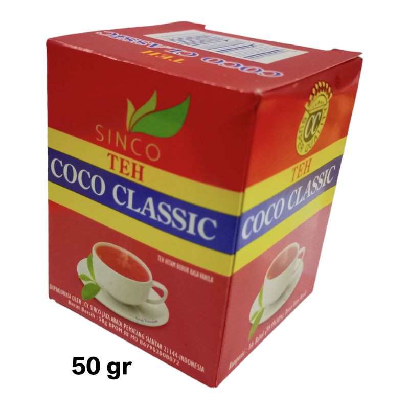 Jual Teh CoCo Teh Hitam Bubuk Rasa Vanila 50gr | Shopee Indonesia