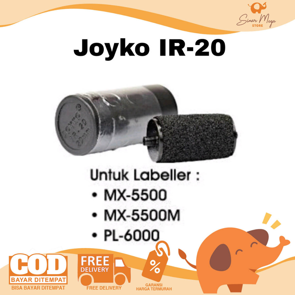 Jual Joyko Refill Ink Roll Labeller IR-20 MX-5500 20mm Murah | Shopee Indonesia