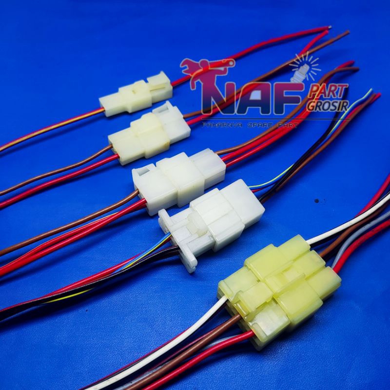 Jual SOKET KABEL SAMBUNGAN PIN 1 PIN 2 PIN 3 PIN 4 PIN 6 BESAR ORIGINAL ...