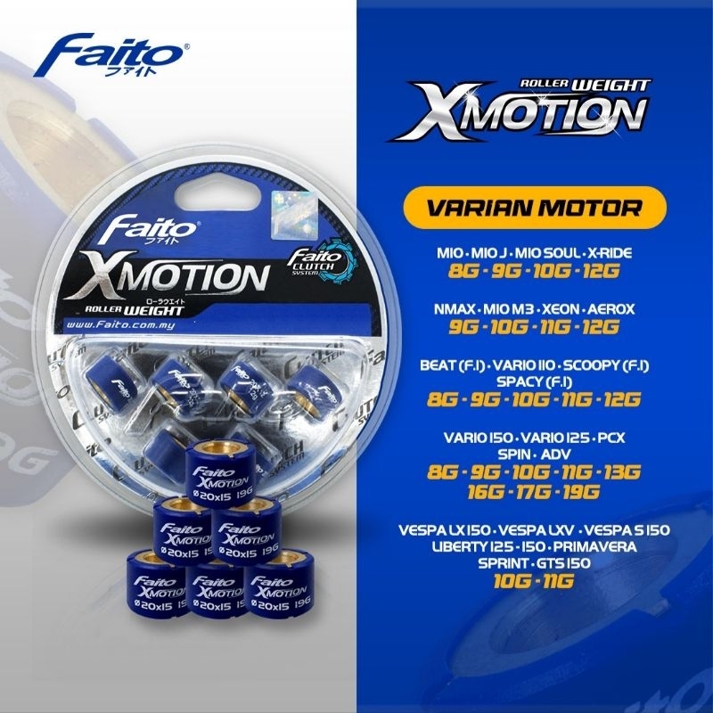 Jual Roller Faito Japan Roler Faito Xmotion Semua Motor | Shopee Indonesia