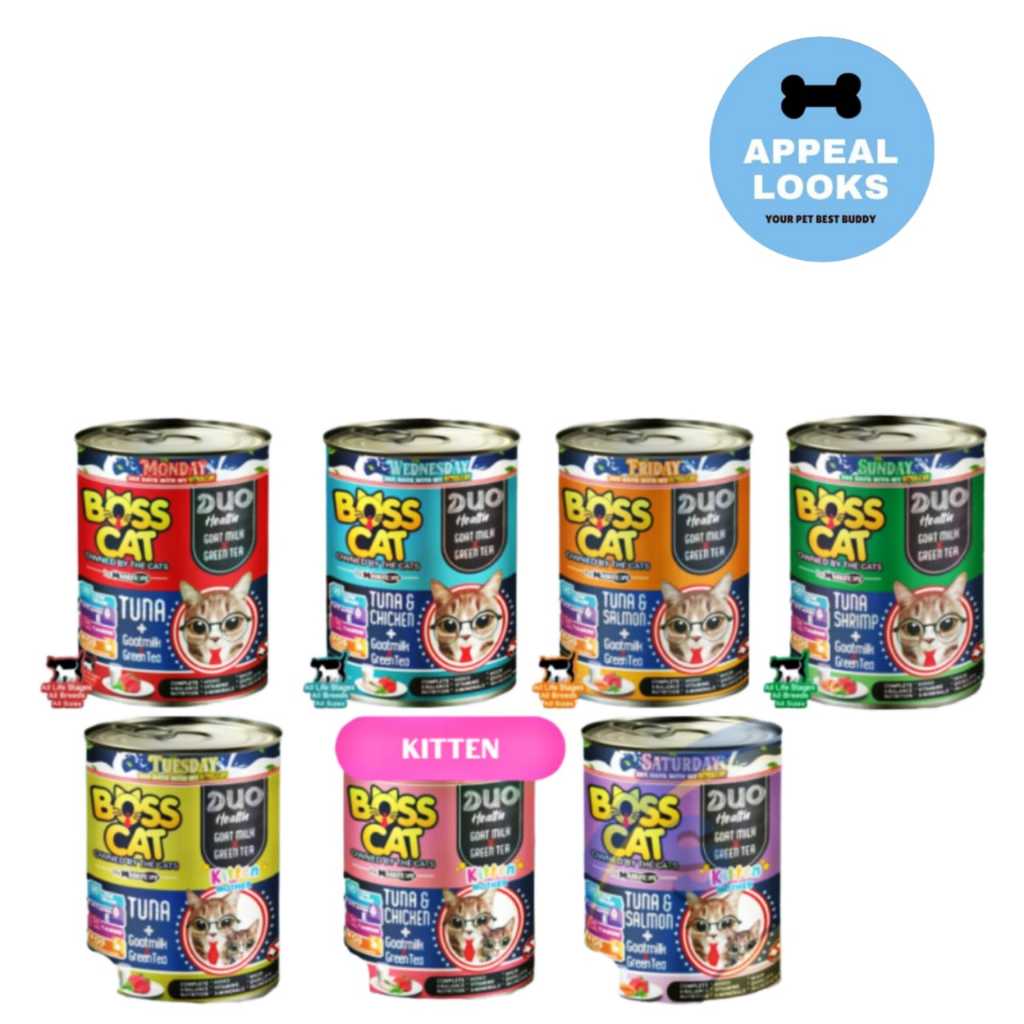 Jual BOSS CAT 380GR Makanan Pakan Kucing - Bosscat kaleng / Wet Food ...