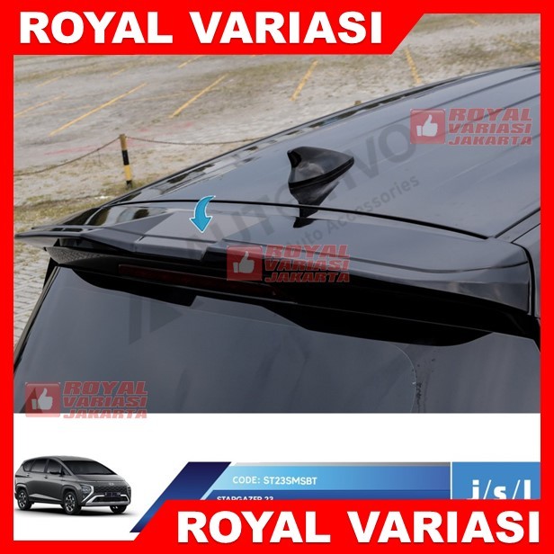 Jual Spoiler Hyundai Stargazer Sporty Topi Belakang Custom Color ...