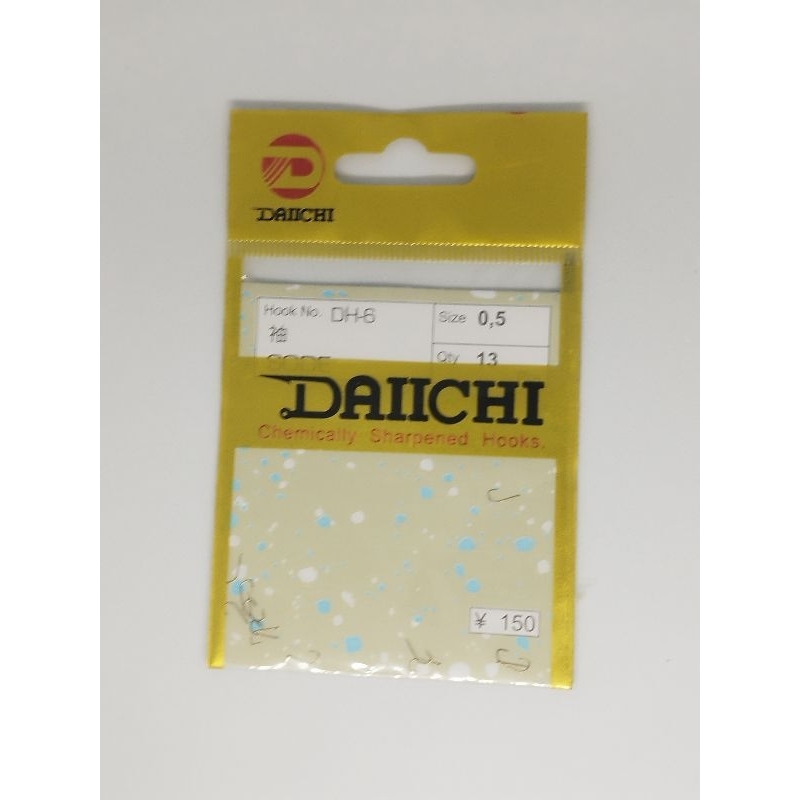 Jual Kail Pancing Daiichi No.0,5 untuk ikan Wader ( DH - 6 ) | Shopee ...