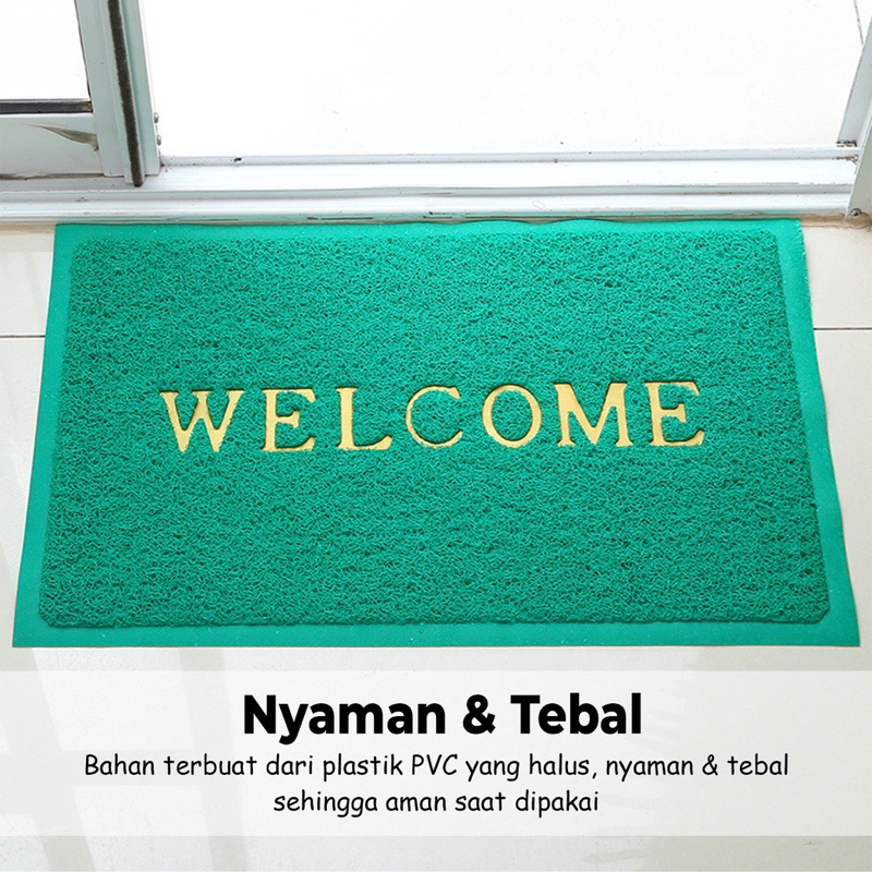 Jual Keset Welcome Keset Kaki Mie Bihun Keset Lantai Keset Kamar Mandi ...