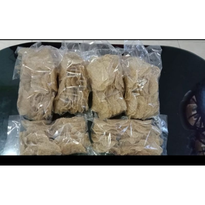 Jual Krupuk puli mentah/opak puli tanpa borak,kemasan 250 g | Shopee ...