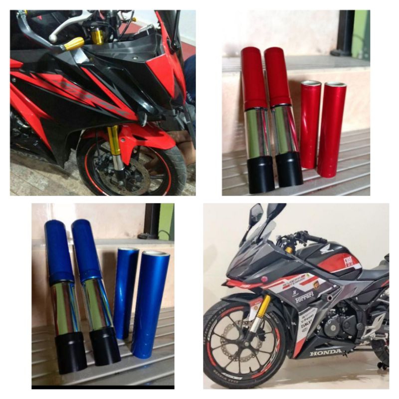 Jual Cover shock CBR150R facelift model atas bawah aksesoris honda CBR ...