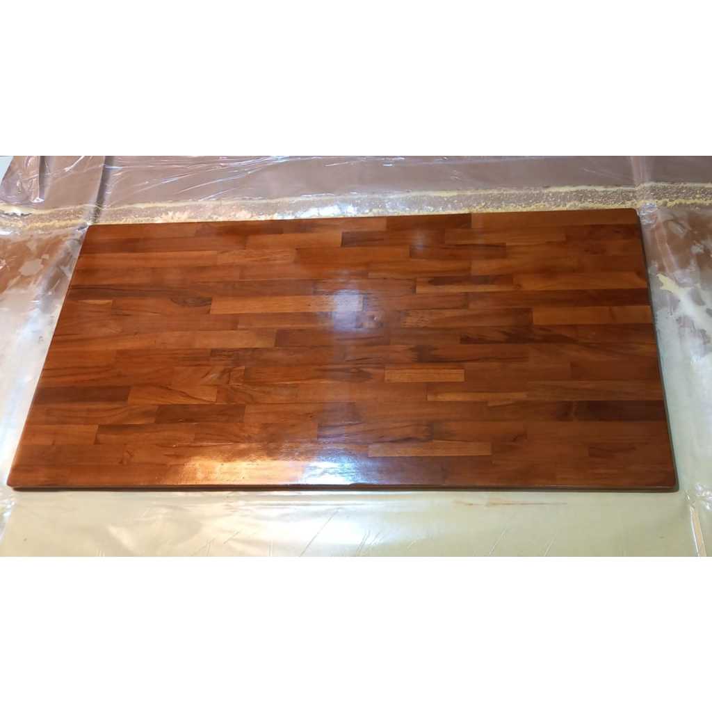 Jual Table Top FJL Laminasi Papan Daun Meja LAMINASI kayu jati ukuran ...