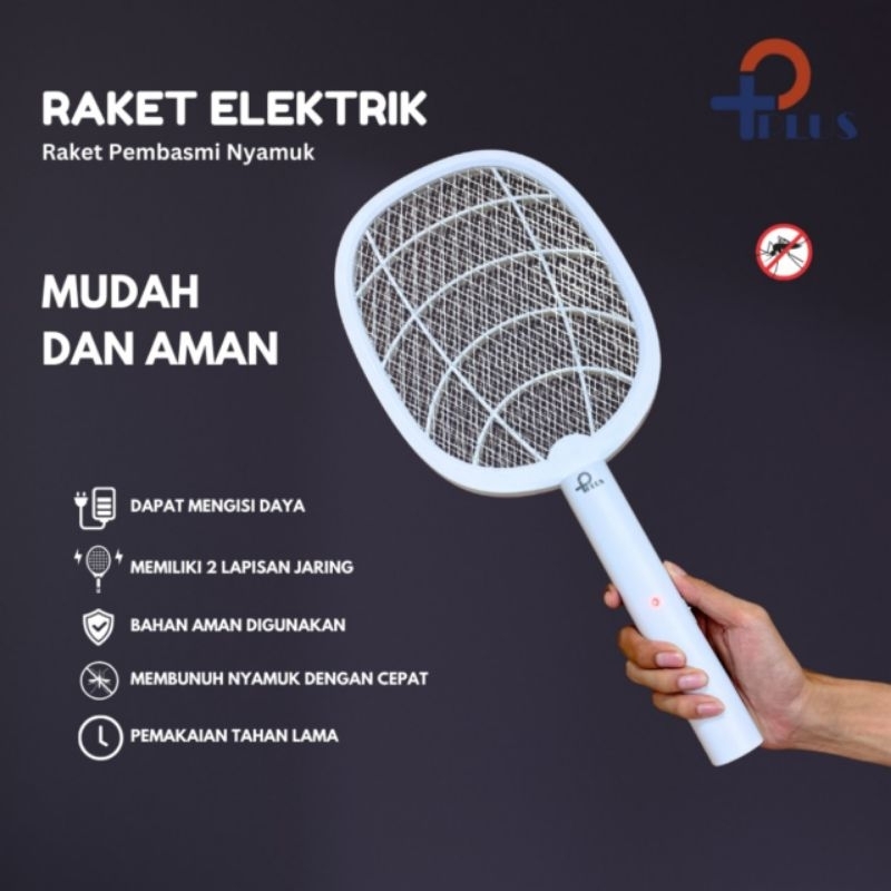 Jual [ PPLUS] Raket Nyamuk Listrik / Pembunuh Nyamuk Listrik / Mosquito ...
